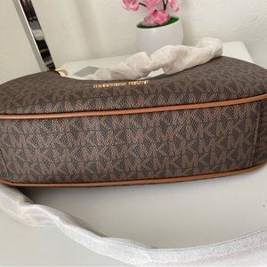 Michael Kors | Bags | Michael Kors Cora Large Logo Shoulder Bag | Poshmark